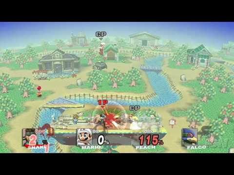 Super Smash Bros. Brawl: Solid Snake's Final Smash - YouTube