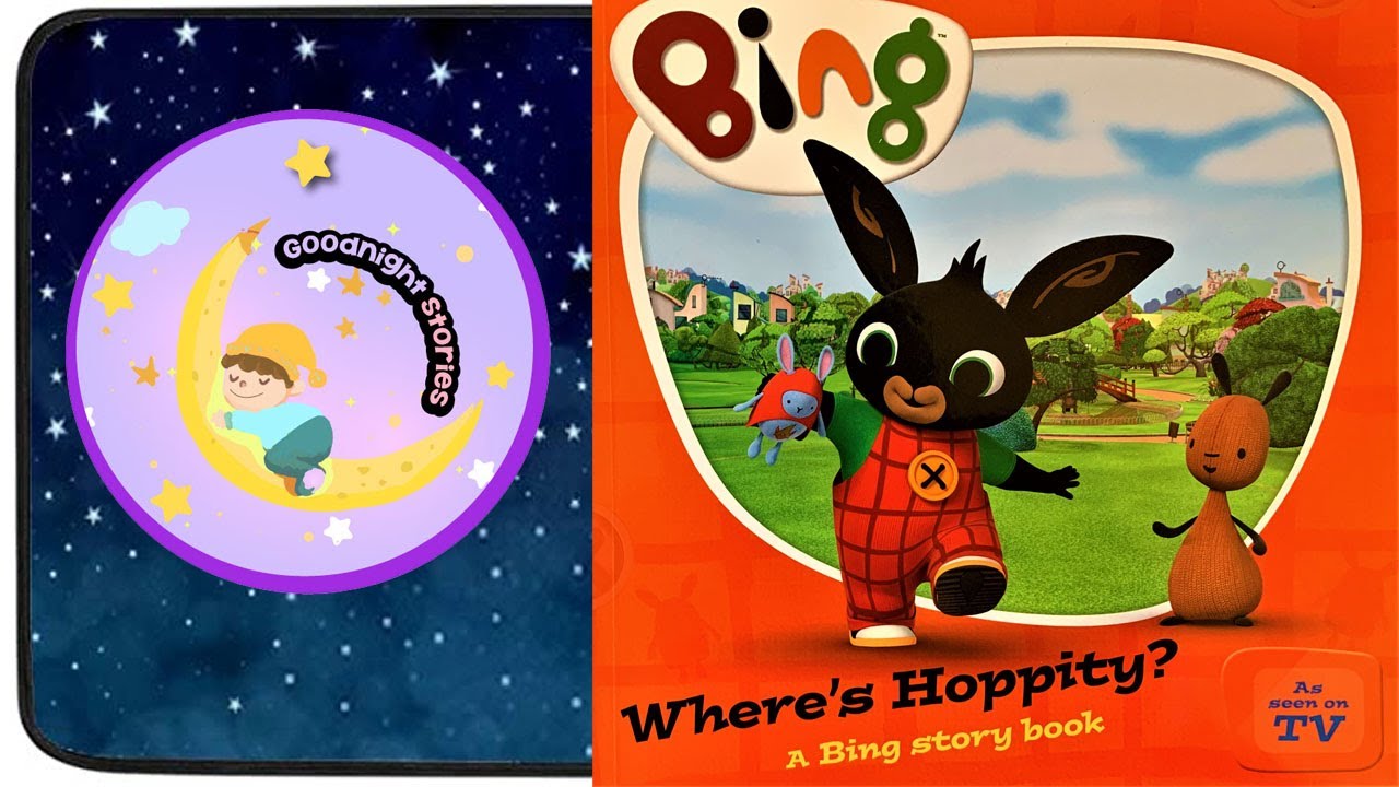 BING WHERE'S HOPPITY? bunny adventure book / Kids bunny story - YouTube