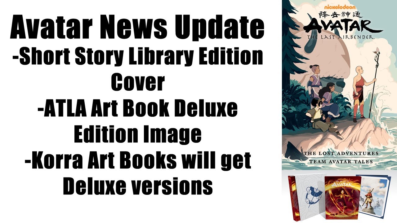 Avatar News Update - New cover for Short Story Hardcover and more ...