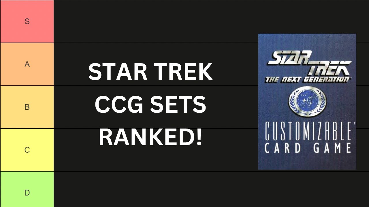 STAR TREK CCG SET RANKINGS - TIER LIST WHAT ARE THE BEST SET? - YouTube
