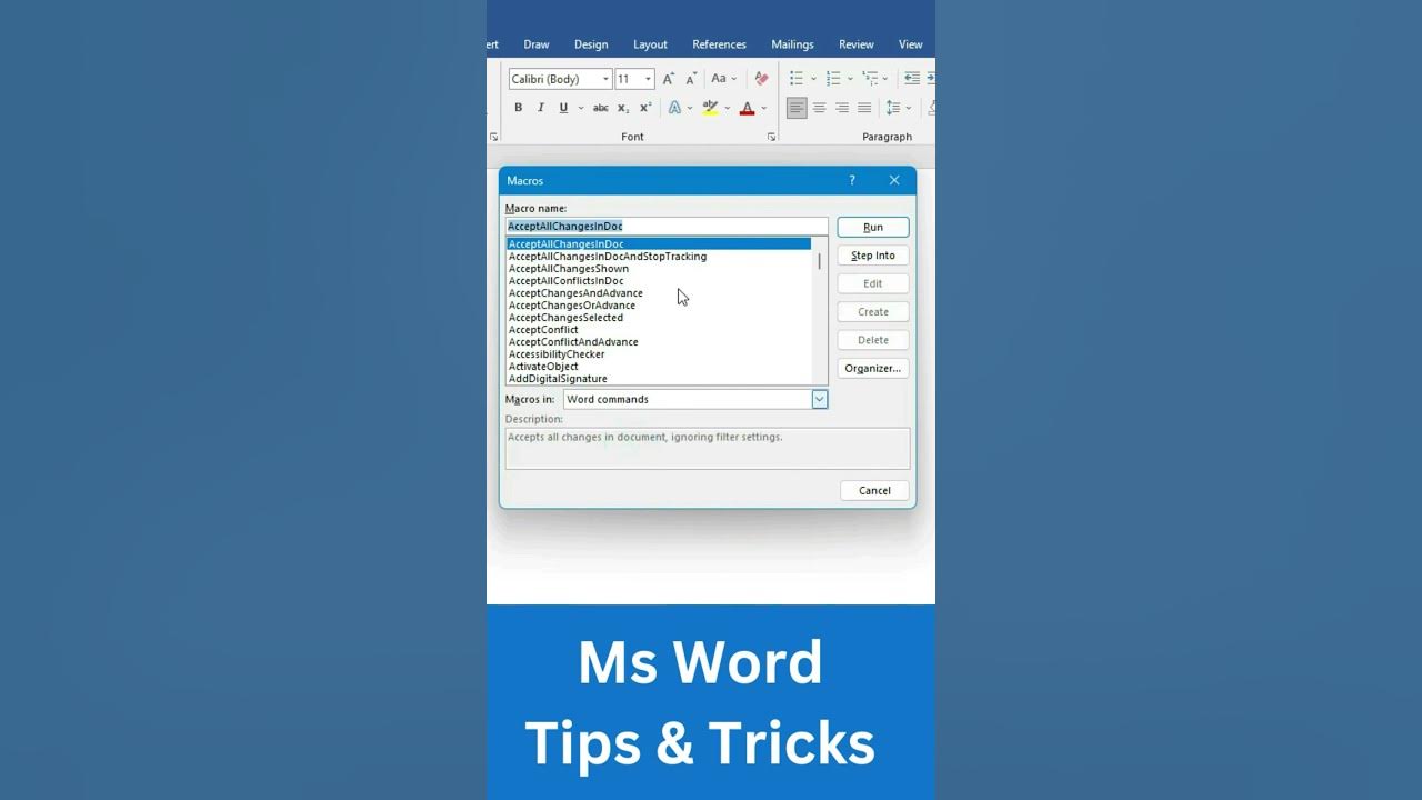 Ms Word Tips & Tricks #mswordhindi - YouTube