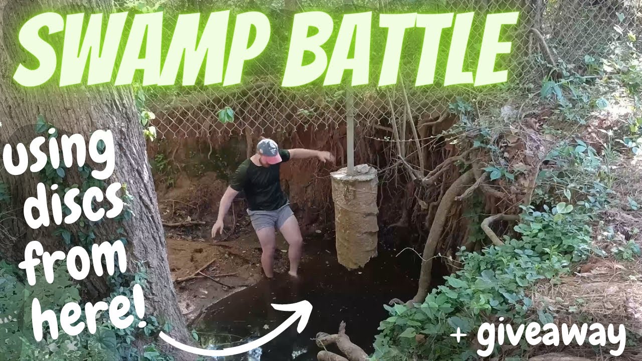 I Braved the Mud Hole for a Lost and Found Disc Golf Battle | Swamp ...