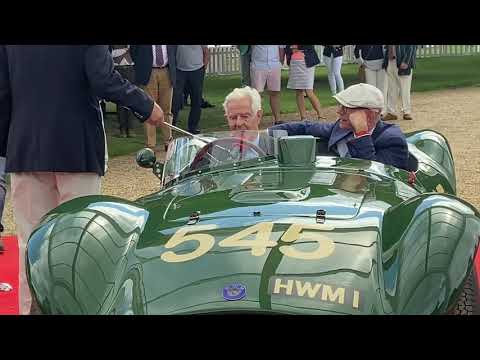 50s Racing Star PETER BLOND Driving 1955 JAGUAR HWM1 At CONCOURS OF ...