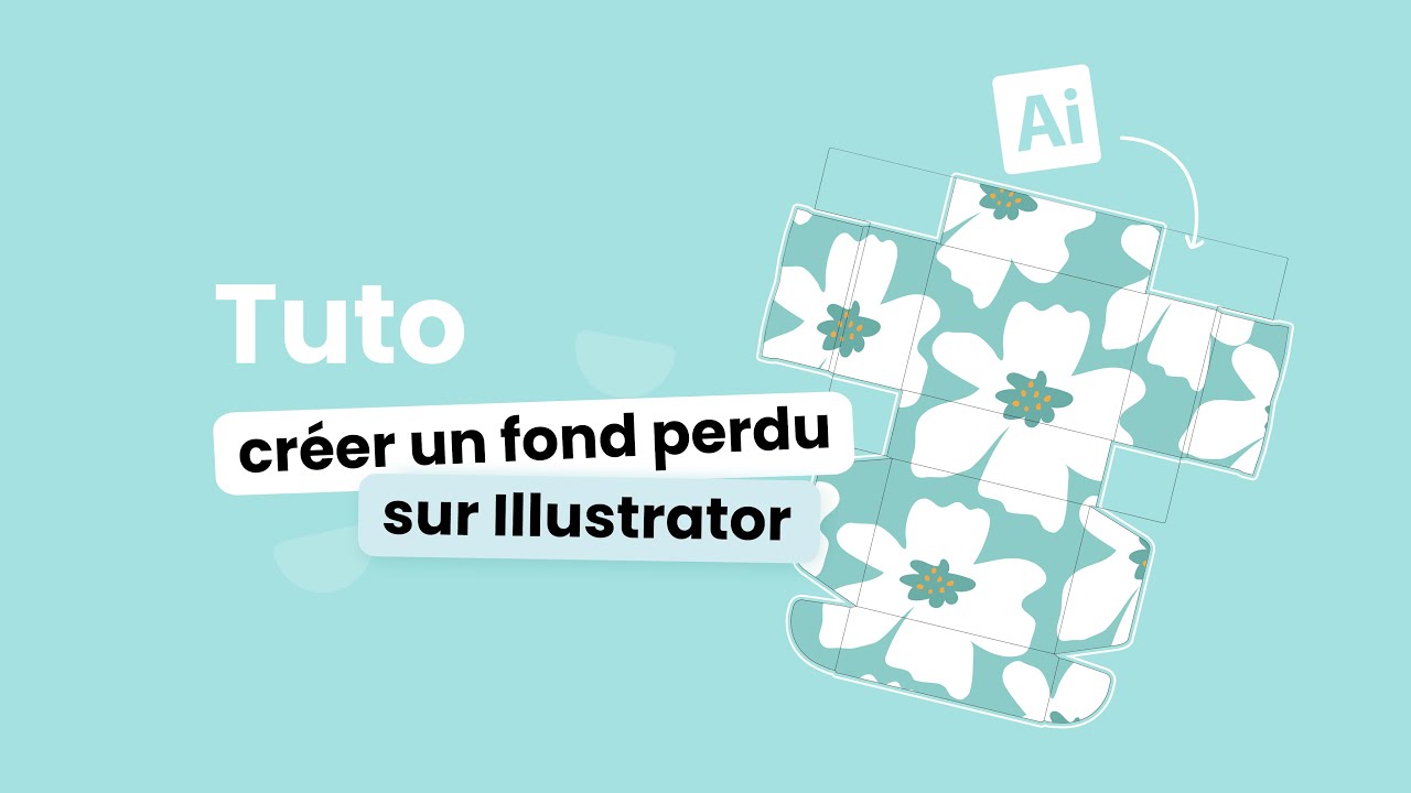 Tuto : Créer un FOND PERDU sur Illustrator - YouTube