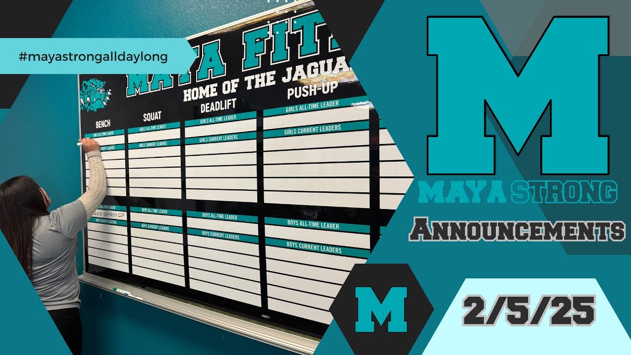 Maya Strong Announcements 2.5.25 - YouTube