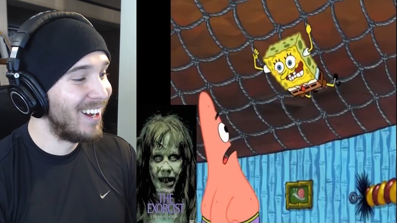 SPONGEBOB GONE SPOOKY! - Reacting to Horror Movies Portrayed By ...