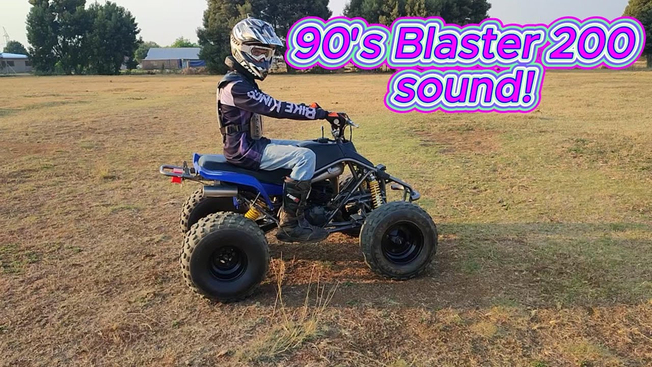 1995 Yamaha Blaster 200 - Raw Power and Roaring Sound - YouTube