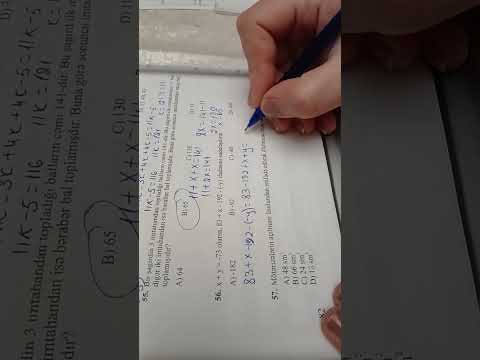 6-cı sinif Landau nəşriyyat Monitorinq -6 Riyaziyyat sualları 