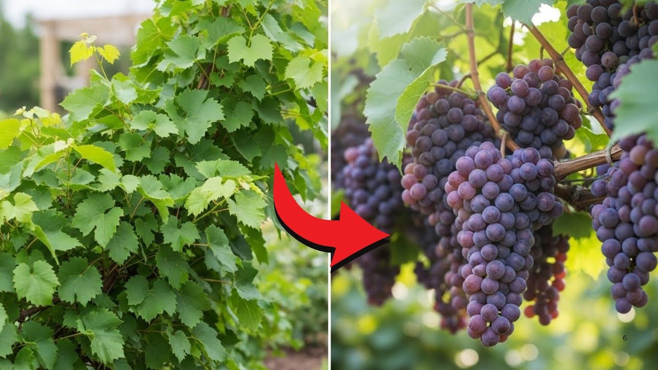 Grow Tons of Grapes, Not Leaves - Do This For an Endless Grape Harvest ...
