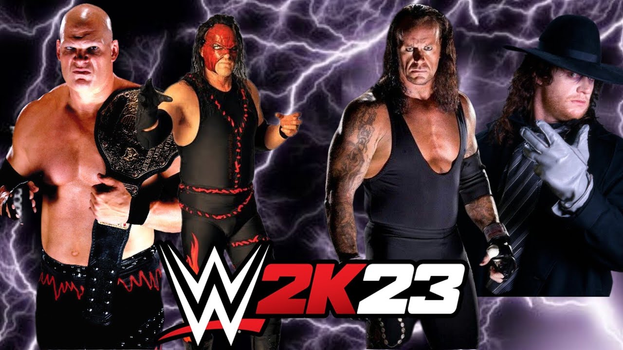 WWE2K23 | TEAM UNDERTAKER VS TEAM KANE | PS4 | gameplay - YouTube