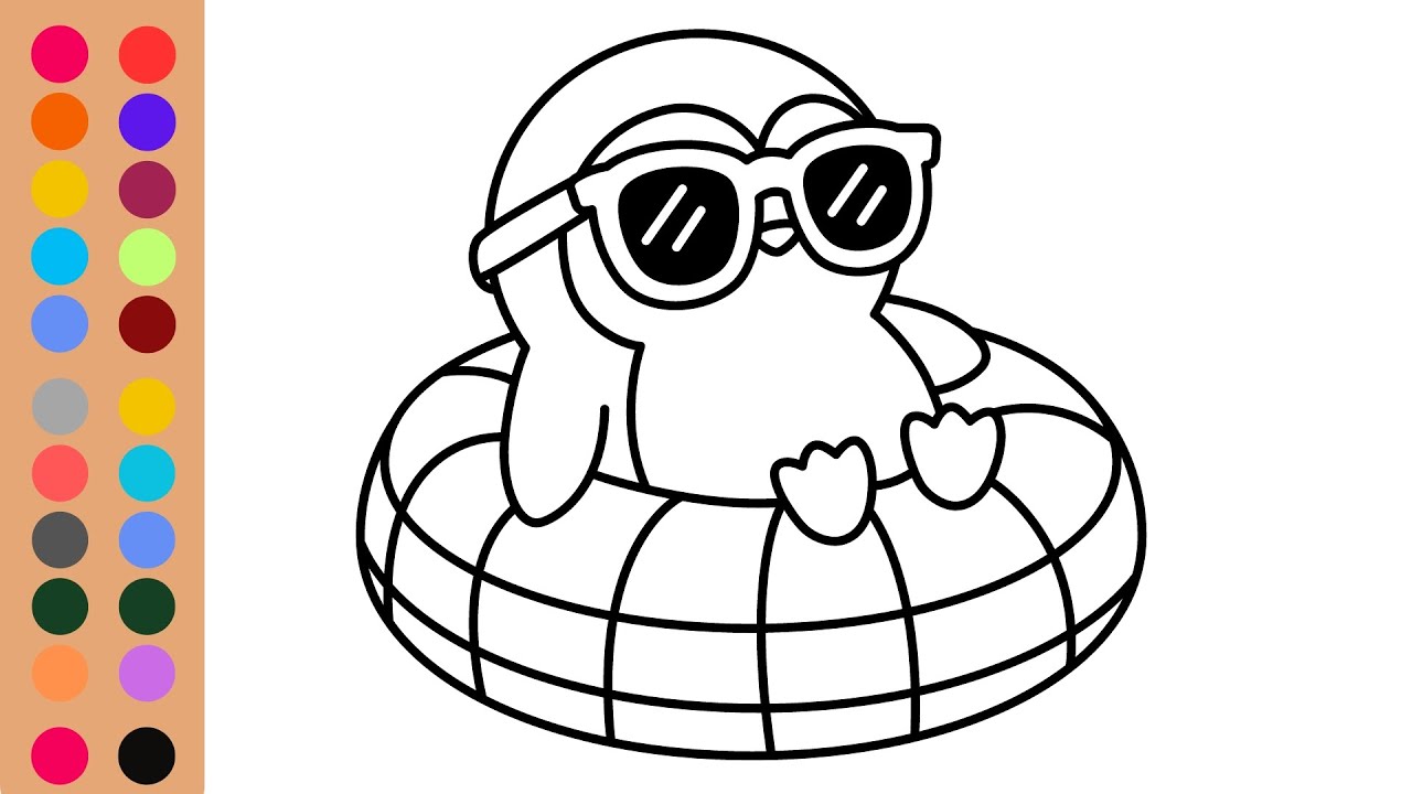 Animal Song & Coloring for Kids, Toddlers | How to Draw & Color Easy ...