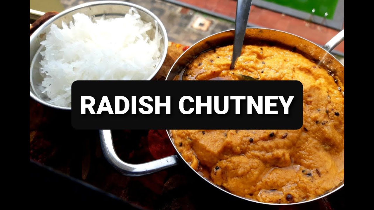 RADISH CHUTNEY | MULLANGI PACHADI - YouTube