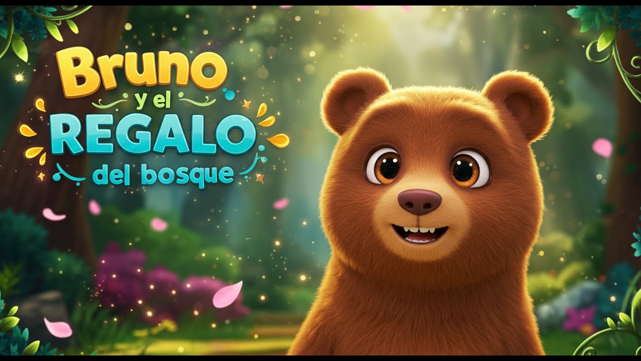 El Oso Bruno y el Regalo del Bosque Mágico 🌳 | Cuentos infantiles ...