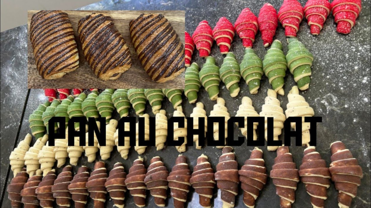 how to make pan au chocolat/chocolate croissant's - YouTube