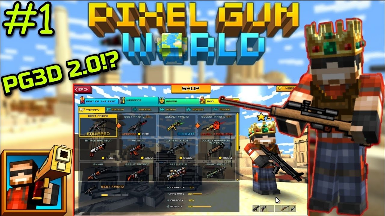 Pixel Gun World или же Pixel Gun 3D 2.0!? Что это за игра и как в нее ...