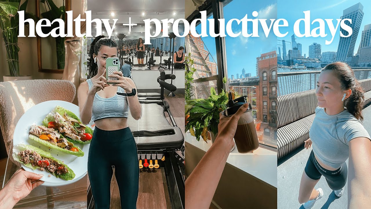 HEALTHY + PRODUCTIVE DAYS IN MY LIFE | healthy habits 30 days out from ...