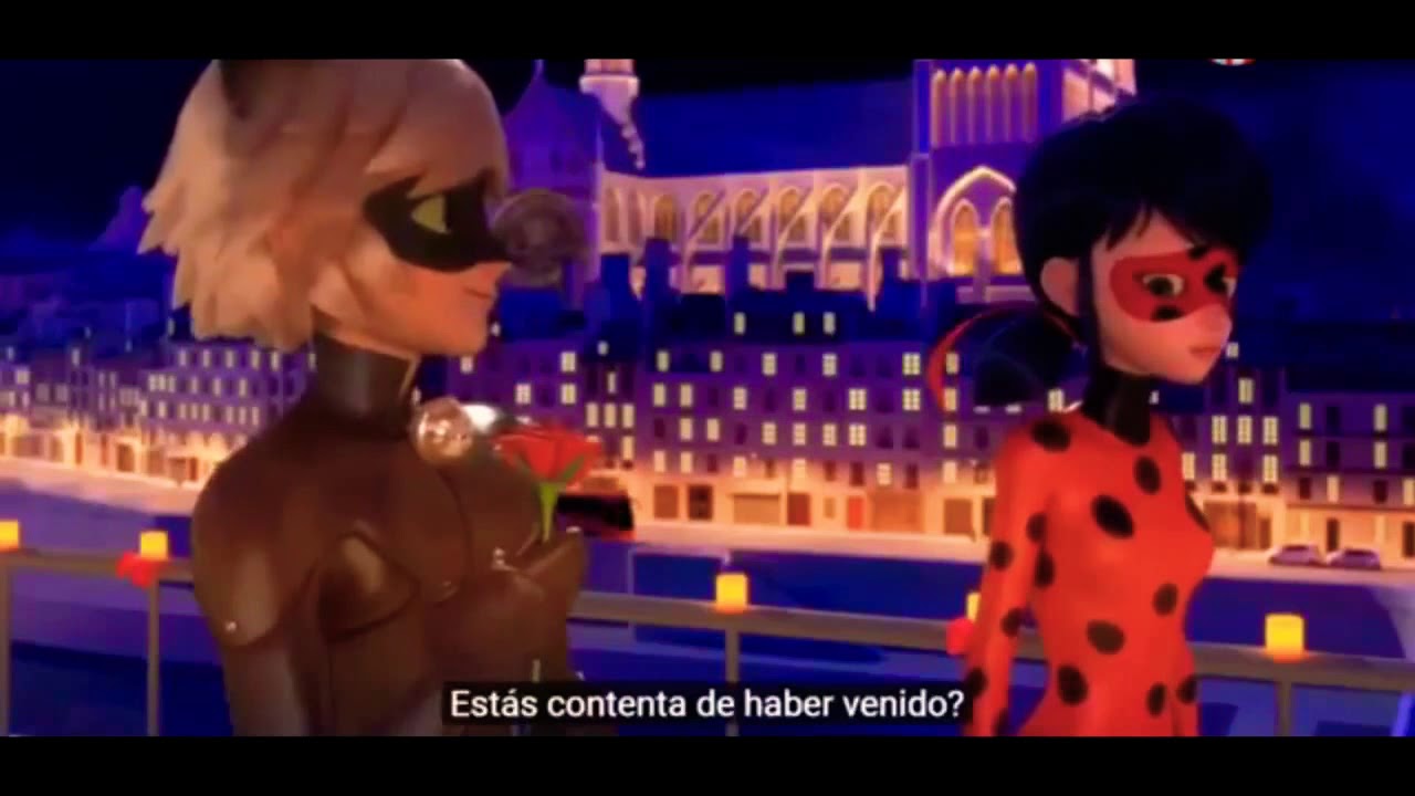 Miraculous Ladybug - Escena del balcón - LadyNoir - YouTube