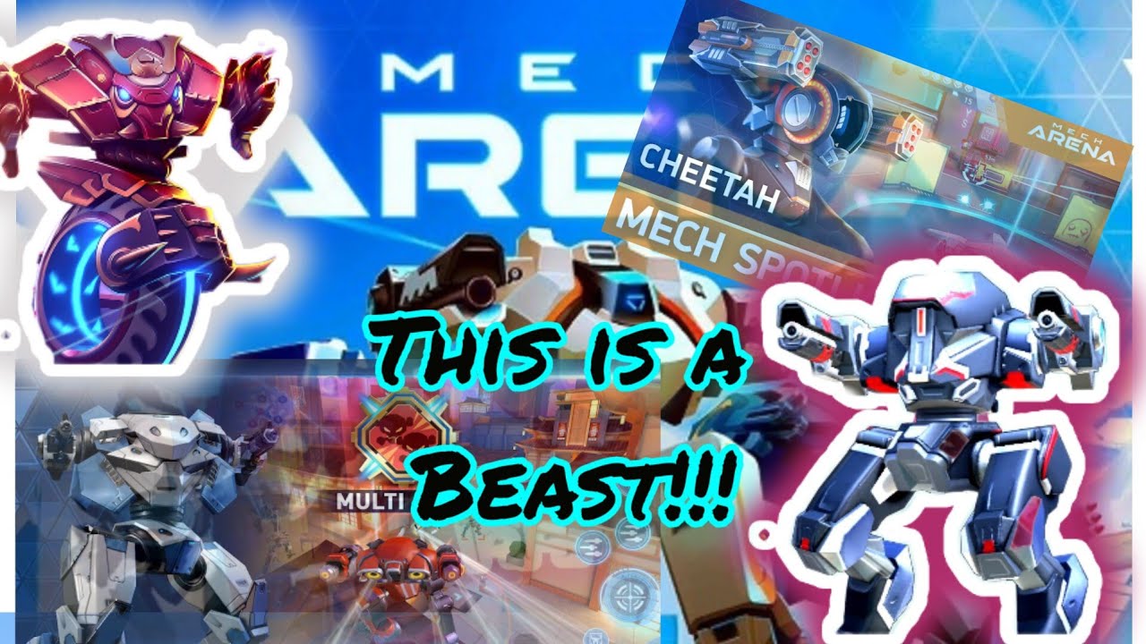 Mech arena gameplay upgraded weapons new skins - YouTube
