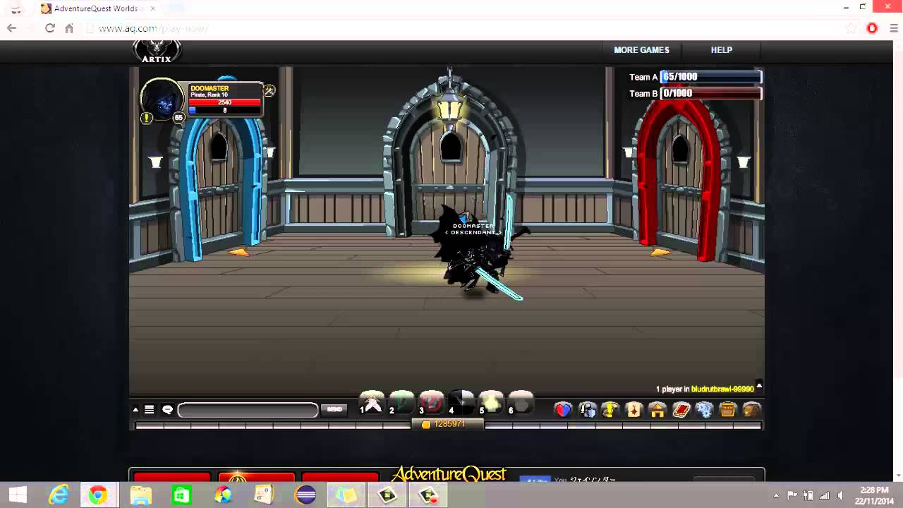 New AQW Glitch: Do fast auto attack without Getting DC'ed in Bludrut ...