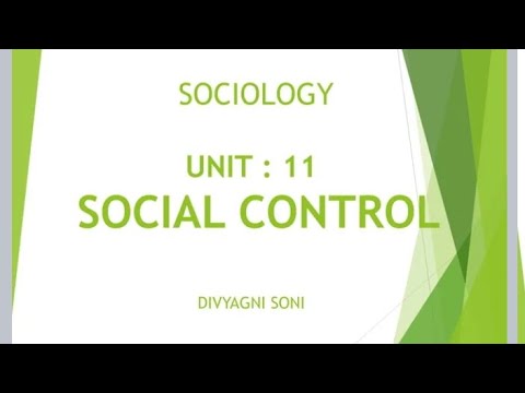 social control | Elements of social control | types of social control ...