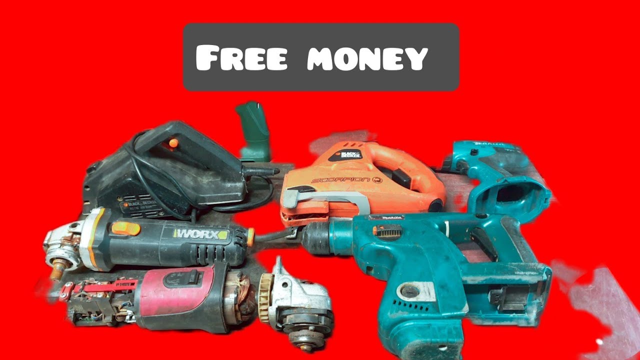 the ugly truth about:scrapping old power tools - YouTube