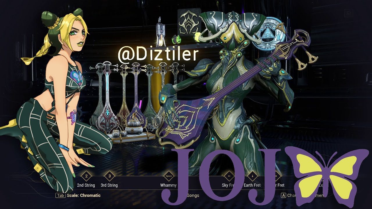 Jolyne/Star Ocean Theme (+Corbu string) | Shawzin | Warframe - YouTube