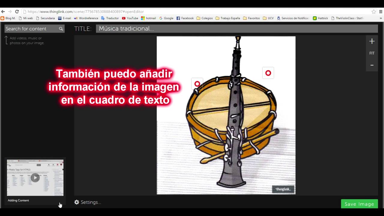 CÓMO FUNCIONA THINGLINK Tutorial fácil y sencillo - YouTube