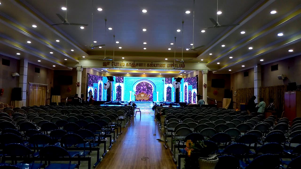 our led wall full stage setup - YouTube