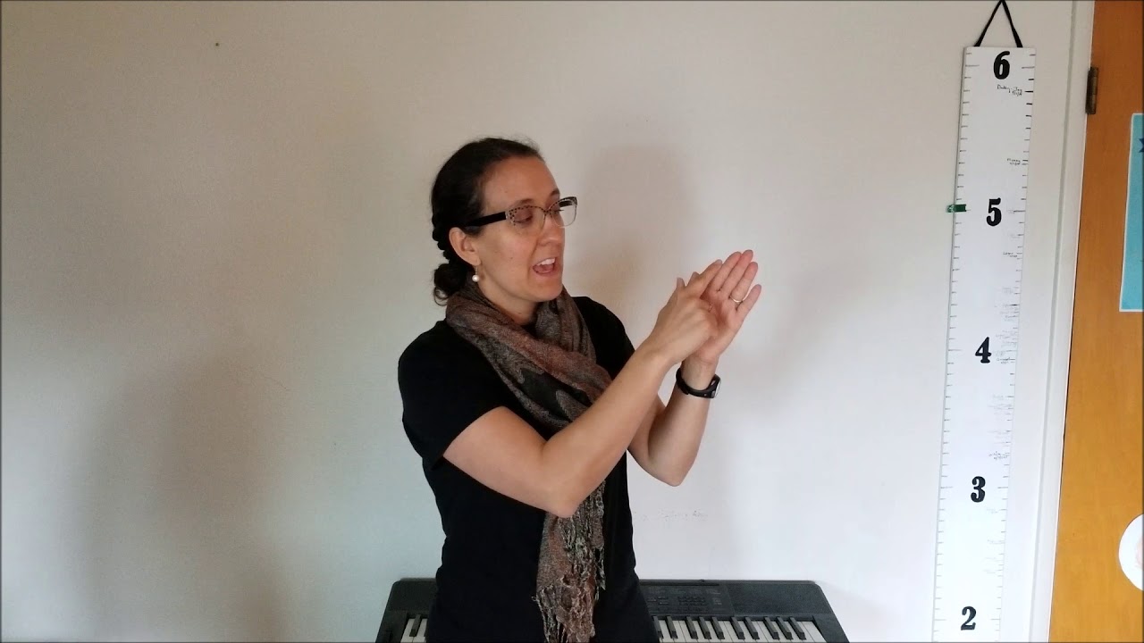 Amazing Grace vs. 5 sign language tutorial - YouTube
