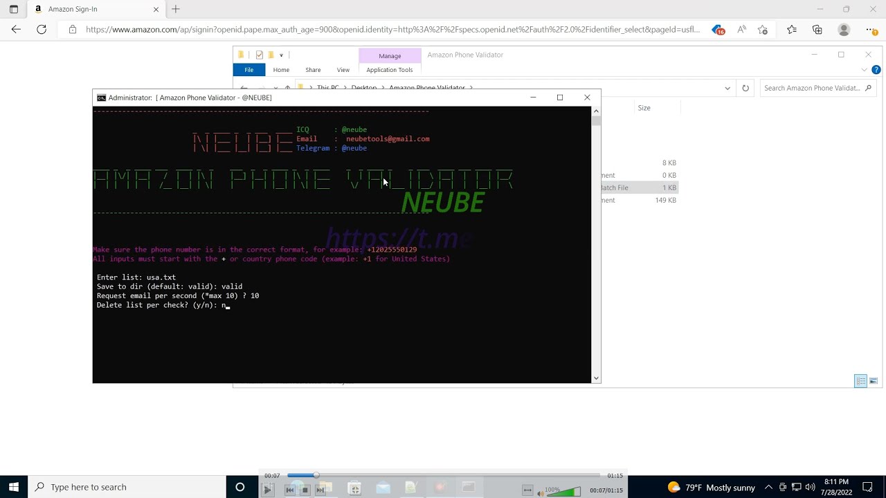 Amazon Phone Validator Checker Youtube