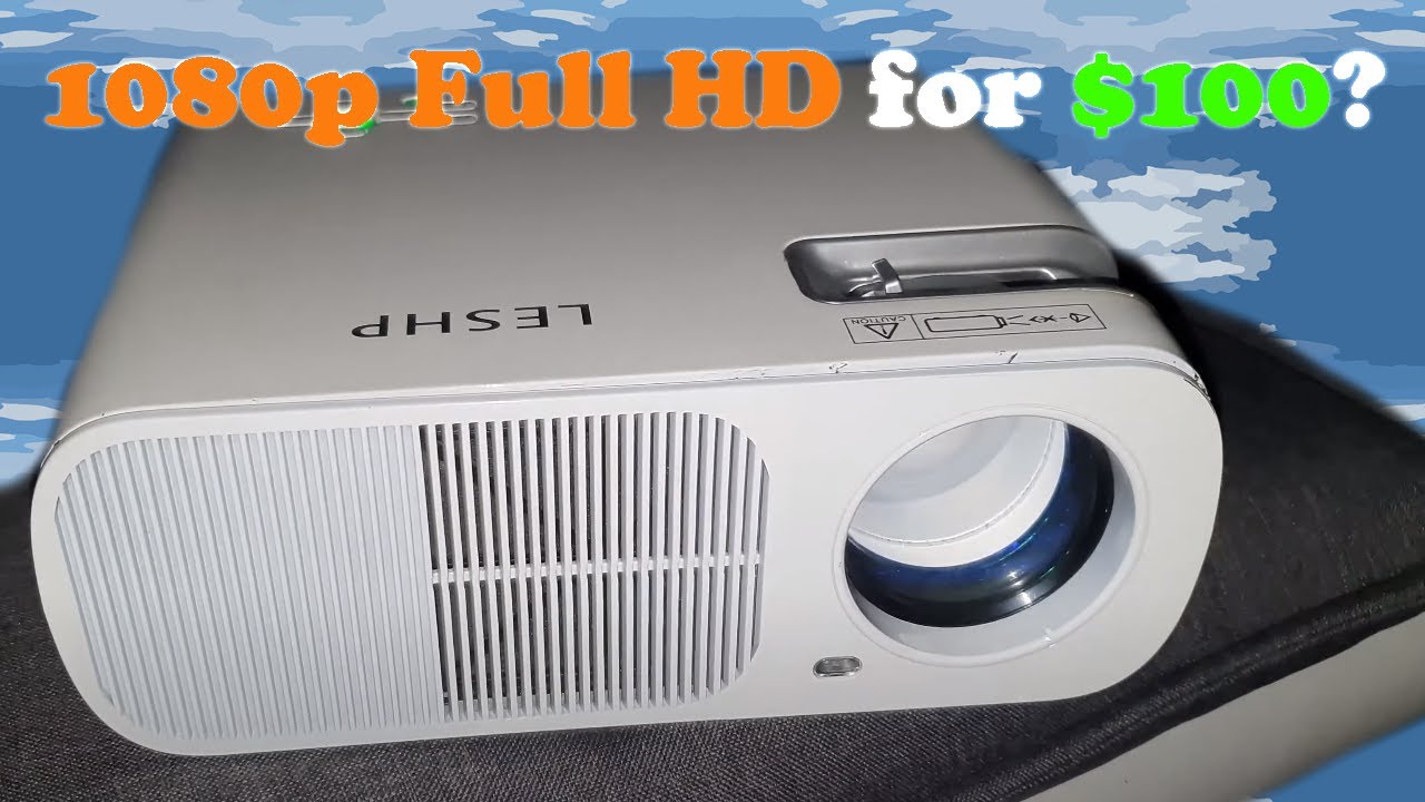 $100 Cheap 1080p Wish Projector? LESHP Mini LED Projector Review - YouTube