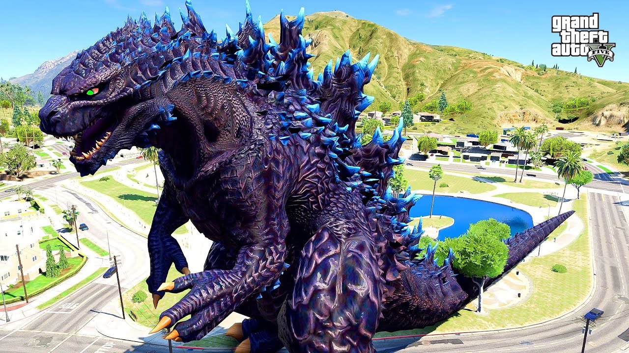 GTA 5 - The Explosive World of Godzilla Bonds of Blood - YouTube