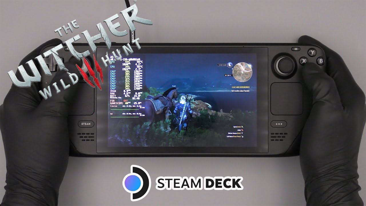 The Witcher 3: Wild Hunt | Steam Deck Gameplay | Steam OS - YouTube