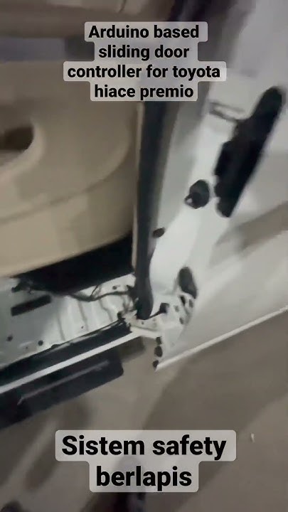 Arduino based sliding door controller toyota hiace - YouTube