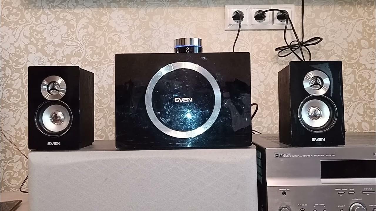 Пример звучания активных колонок 2.1 Sven MS-1085 - YouTube