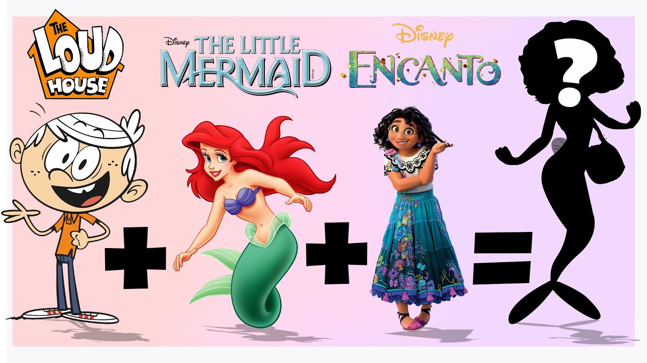 Ariel Disney Princess | The Loud House | Transformation Mermaid Ariel ...
