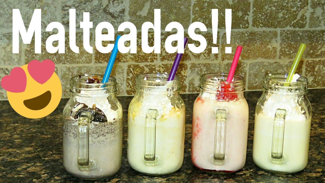 COMO HACER MALTEADAS | REFRESCATE EN VERANO - YouTube