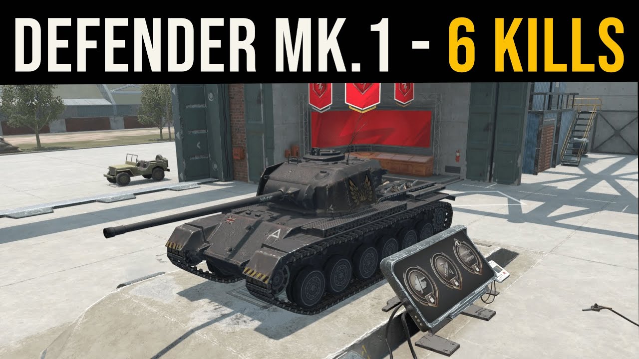 Defender Mk 1 | 4.4K Damage 6 Kills | World of Tanks Blitz | - YouTube