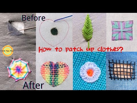 Twelve ways to patch up clothes.Amazing Embroidery Stitches For ...
