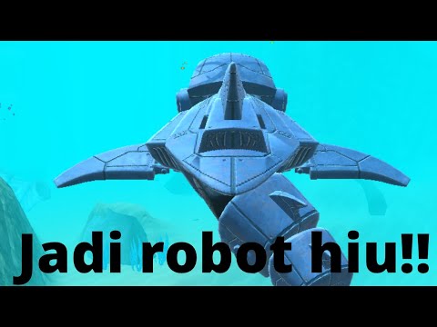 jadi robot hiu! - feed and fish survivors Indonesia END - YouTube