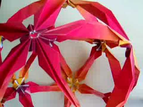 origami - modular - sham (Mio Tsugawa) - dutchpapergirl - YouTube