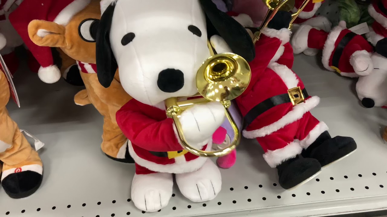 Gemmy | Animated Plush | Trombone Dancer Snoopy - YouTube