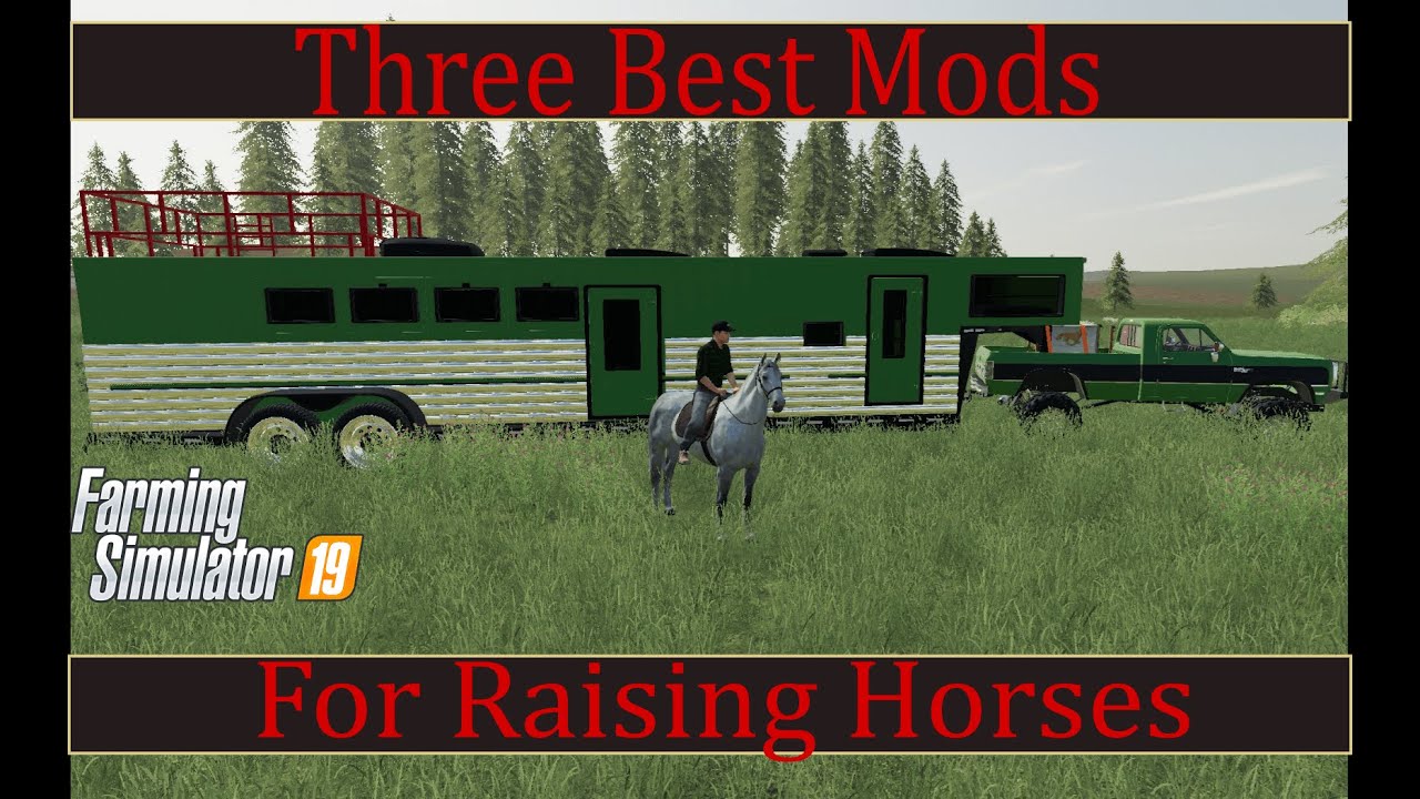 FS19-Three Best Mods for Raising Horses Farming Simulator 19 - YouTube