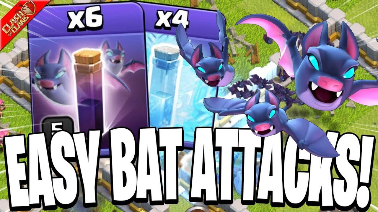 How To 3 Star In Clash Of Clans Using Bat Attacks! - YouTube