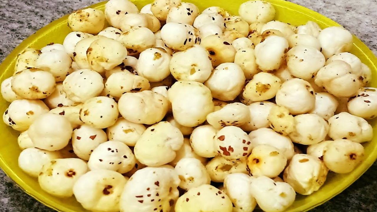 नवरात्री व्रत के लिए बनायें चिल्ली लेमन मखाने | Chilli Lemon Makhana ...