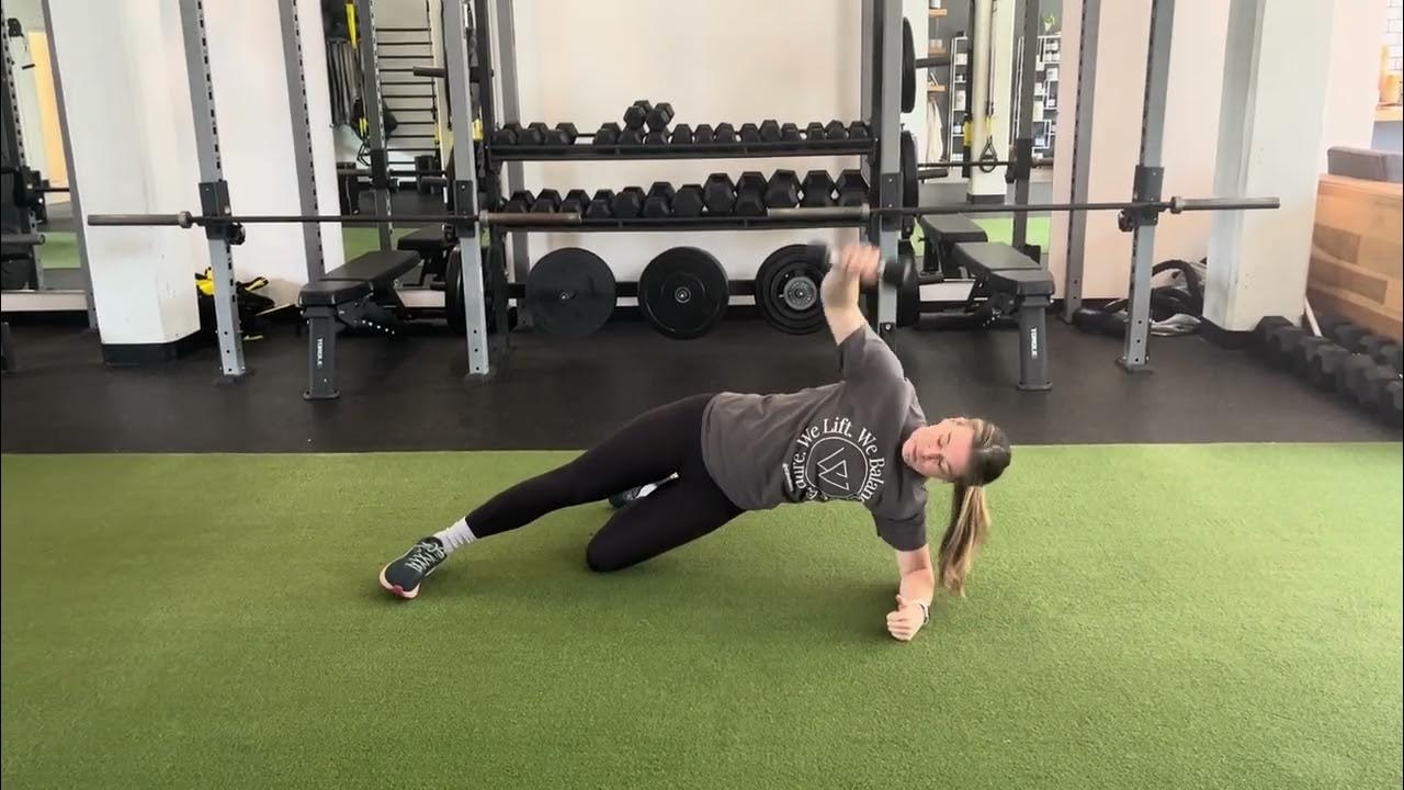 MODIFIED SIDE PLANK THREAD + ROW - YouTube