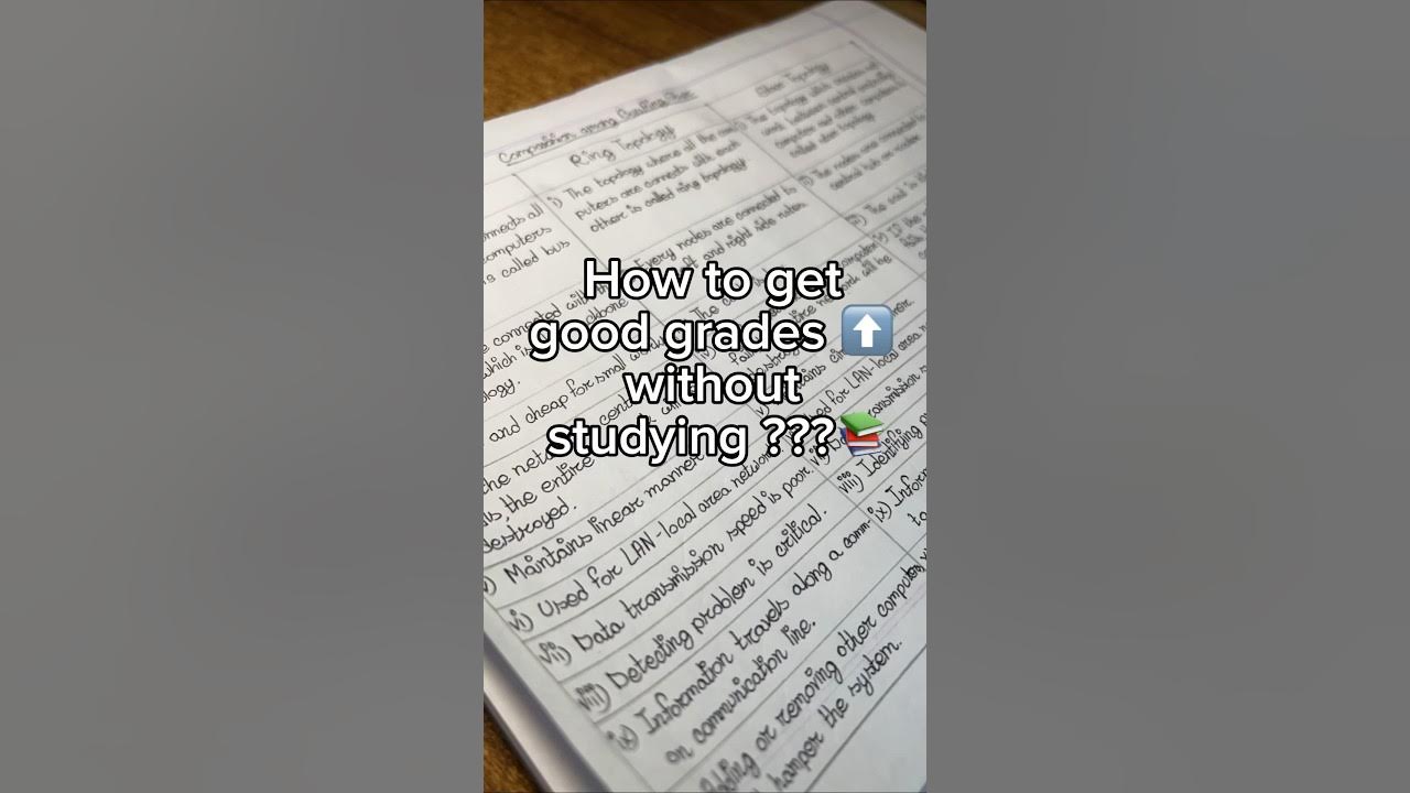 How to get good grades without studying? #viral #shortsvideo #studytips ...