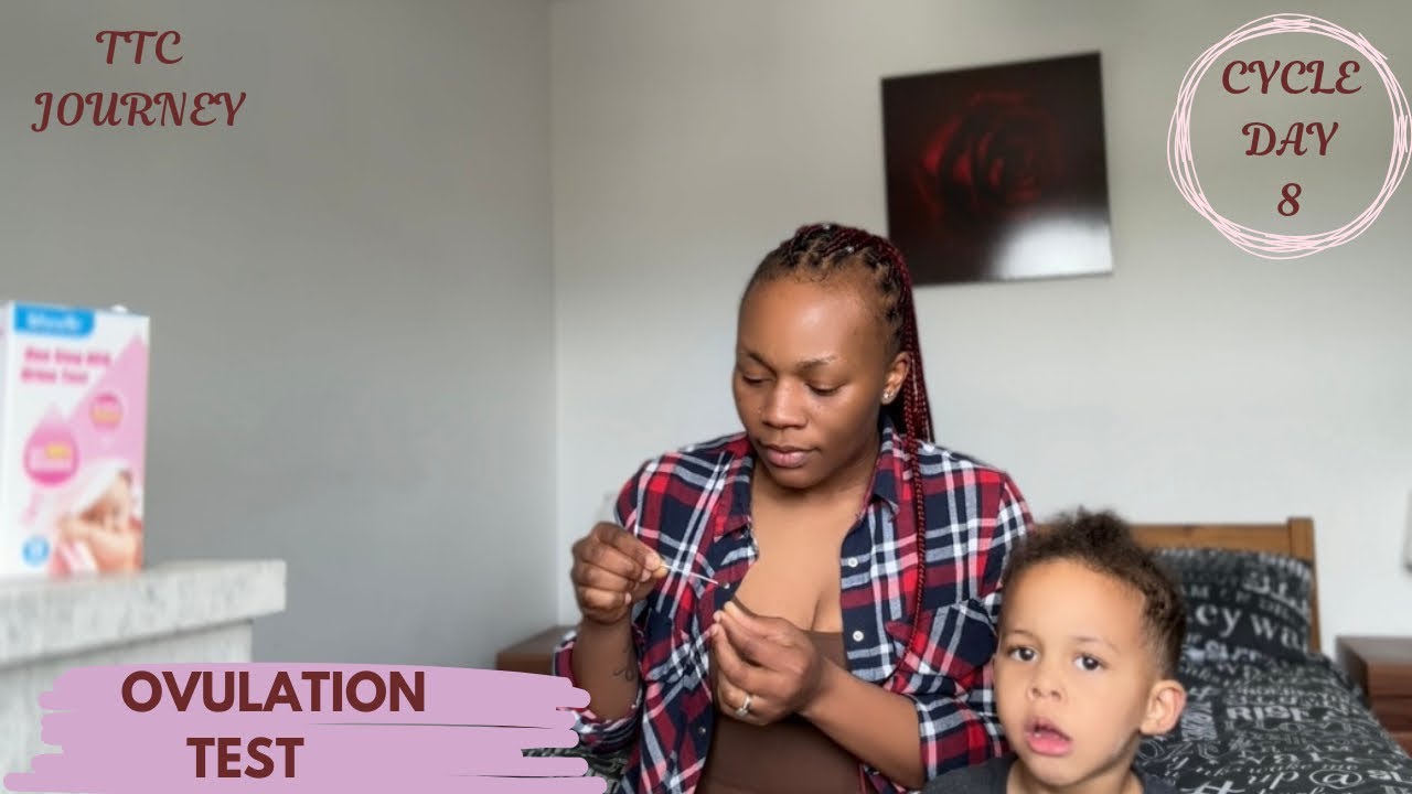 LIVE OVULATION TEST || CD DAY 8 | TTC JOURNEY BABY #2 - YouTube
