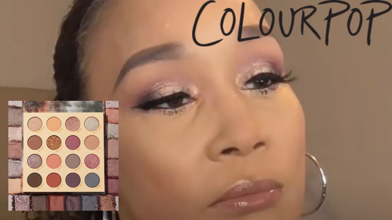 ColourPop Lust For Dusk Eyeshadow Tutorial | EASY Glam Eyeshadow Look LOST FOOTAGE!!!! - YouTube