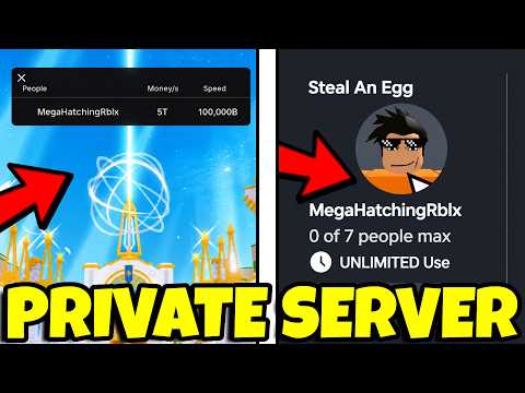 (MOBILE & PC) How To CREATE Your OWN PRIVATE SERVER in Steal An Egg... (GLITCH)